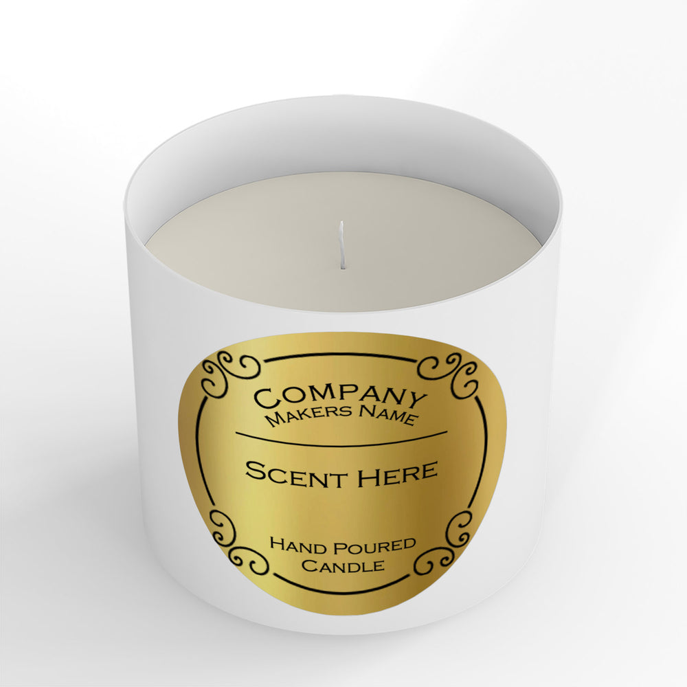 Personalised Custom Candle Labels & Stickers - Stikaroo - UK Based