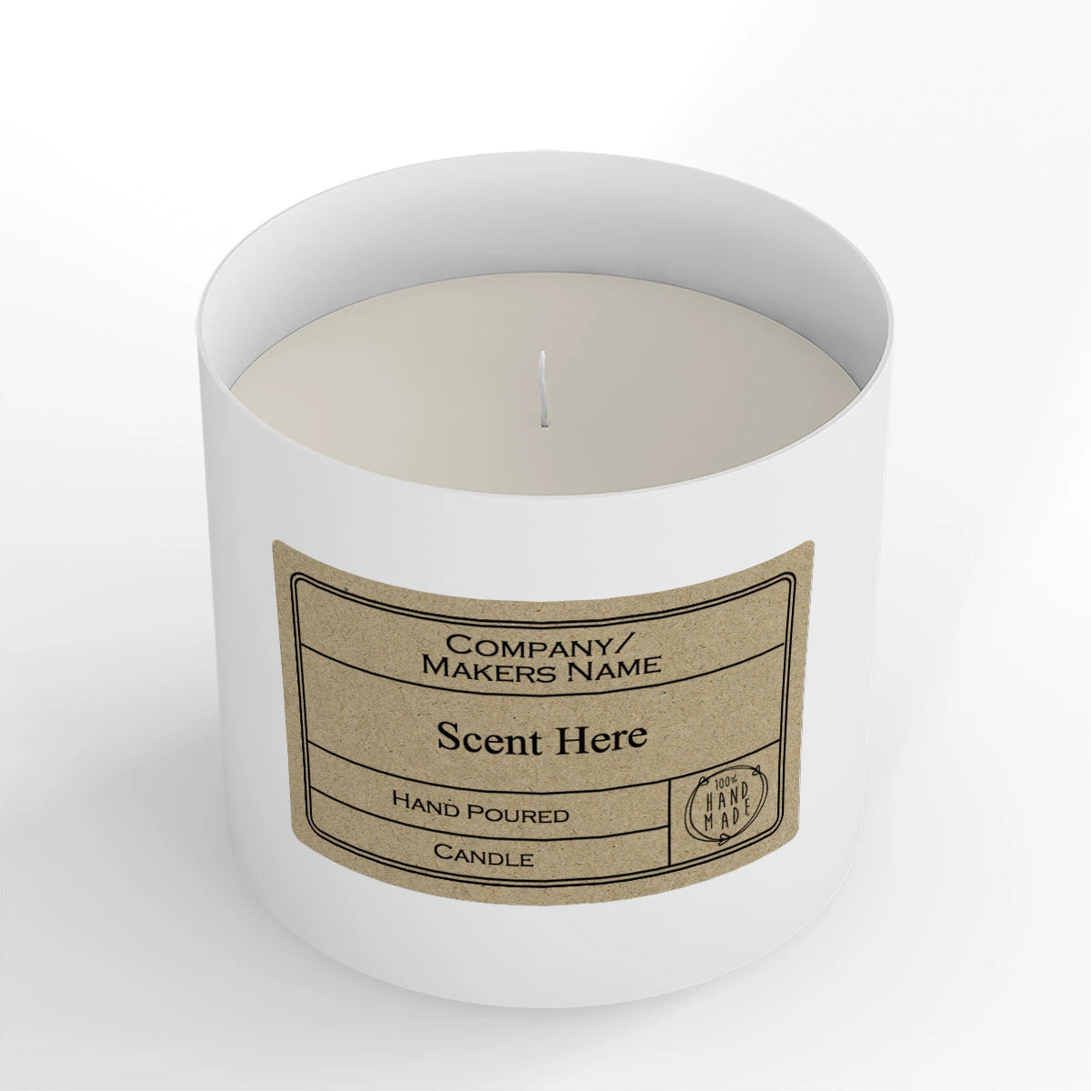 Personalised Custom Candle Labels & Stickers - Stikaroo - UK Based